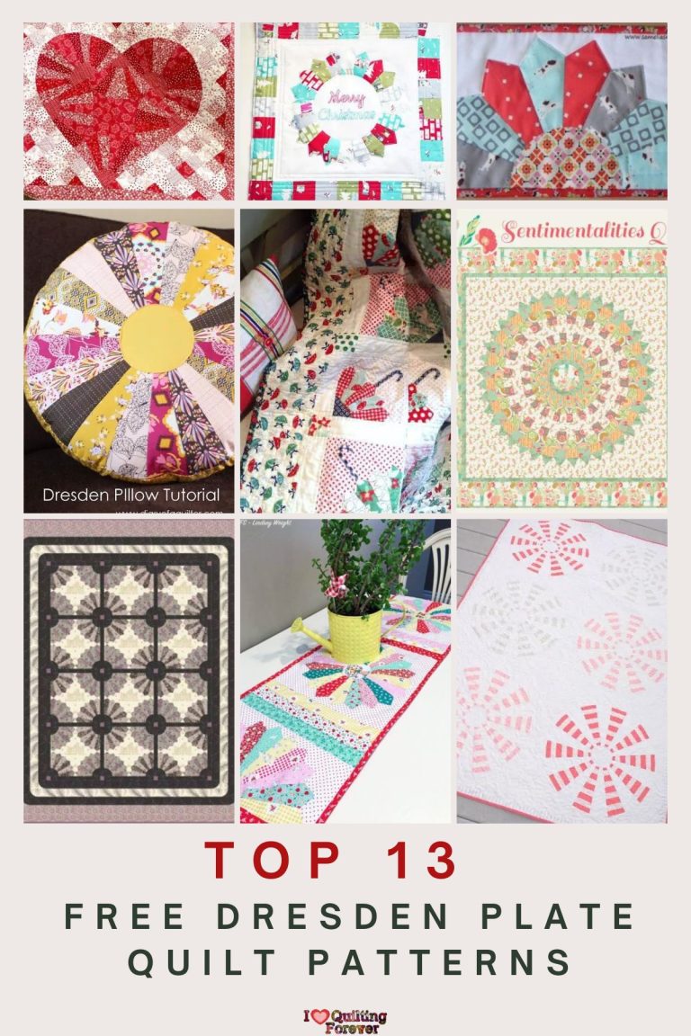 Top 13 Free Dresden Plate Quilt Patterns (+6 Bonus Patterns For Sale ...