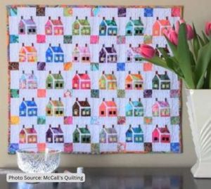 Top 12 Free House Quilt Patterns (+8 Bonus Patterns For Sale) - I Love ...