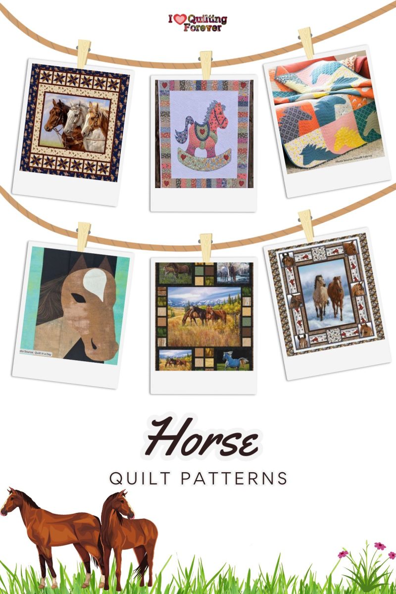 Top 10 Free Horse Quilt Patterns (+6 Bonus Patterns For Sale) - I Love ...
