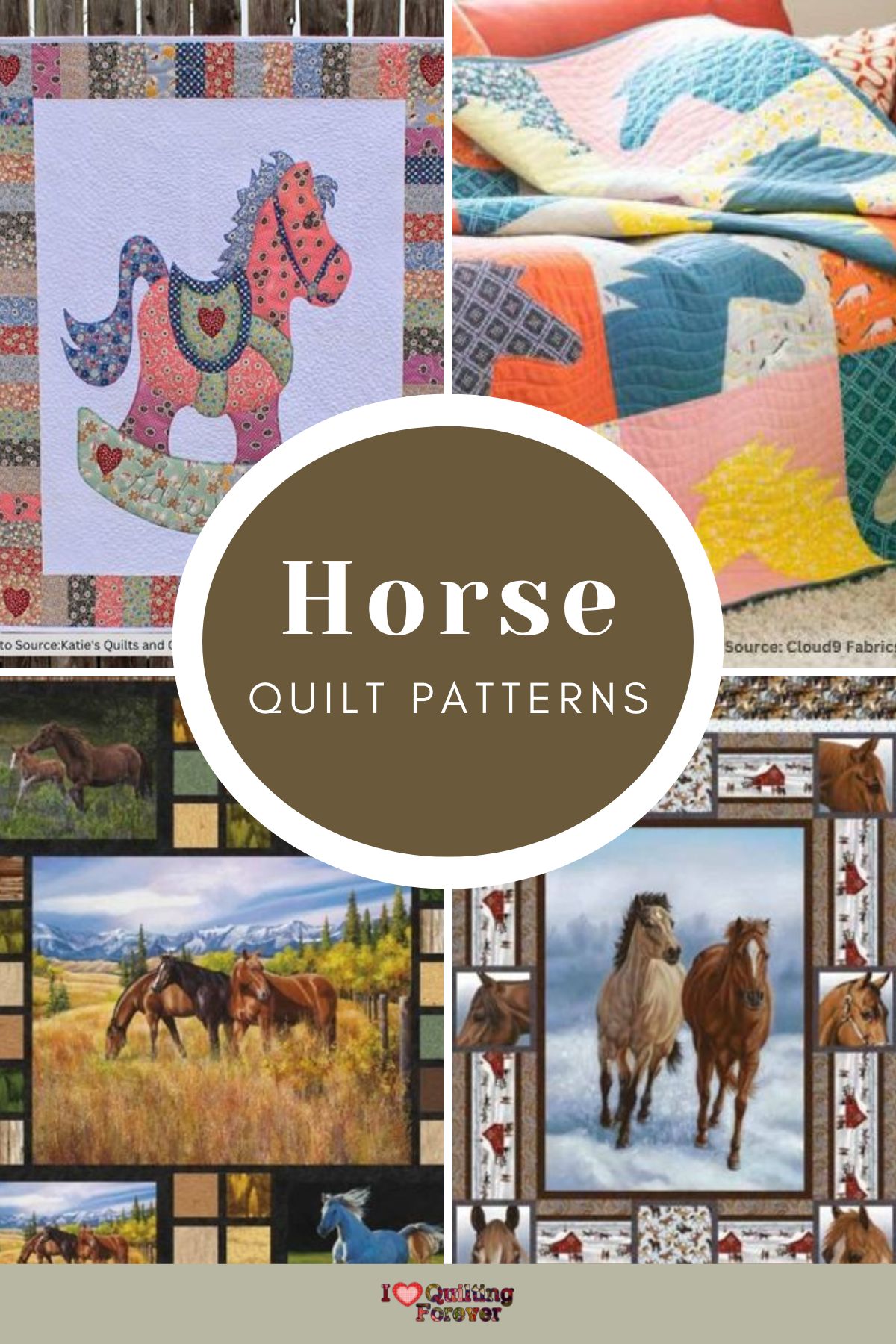 Top 10 Free Horse Quilt Patterns (+10 Bonus Patterns For Sale) - I Love Quilting Forever