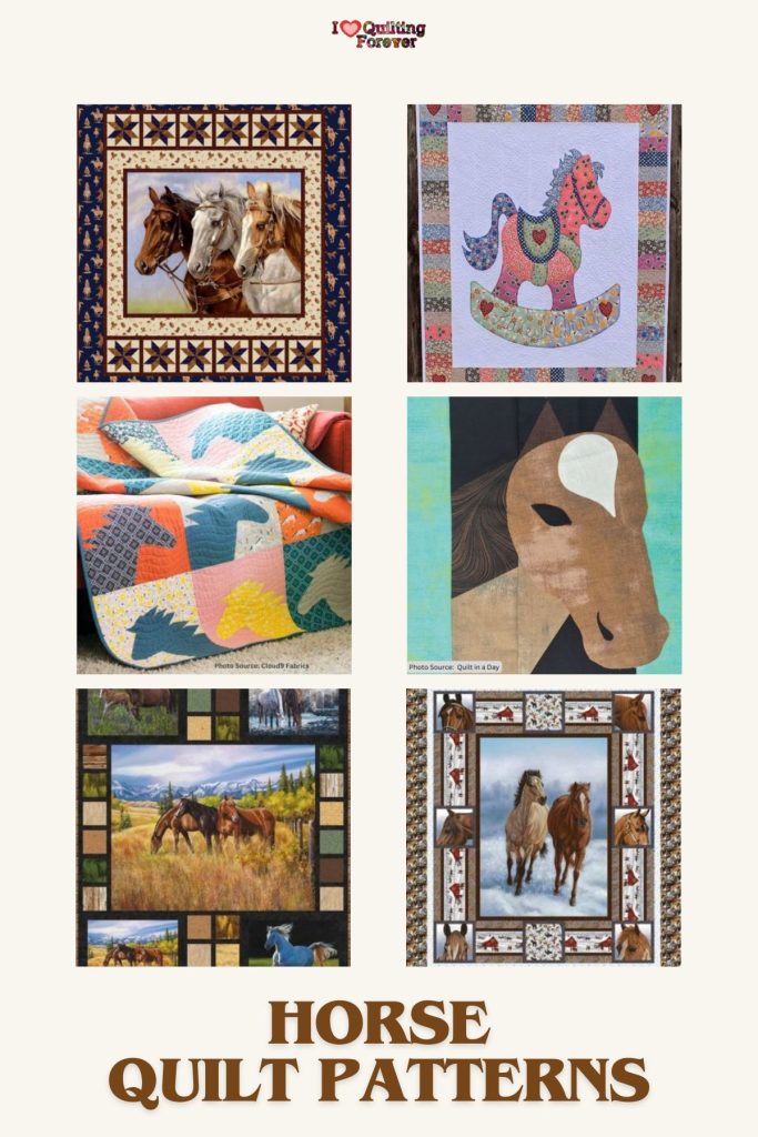 Top 10 Free Horse Quilt Patterns (+6 Bonus Patterns For Sale) - I Love Quilting Forever