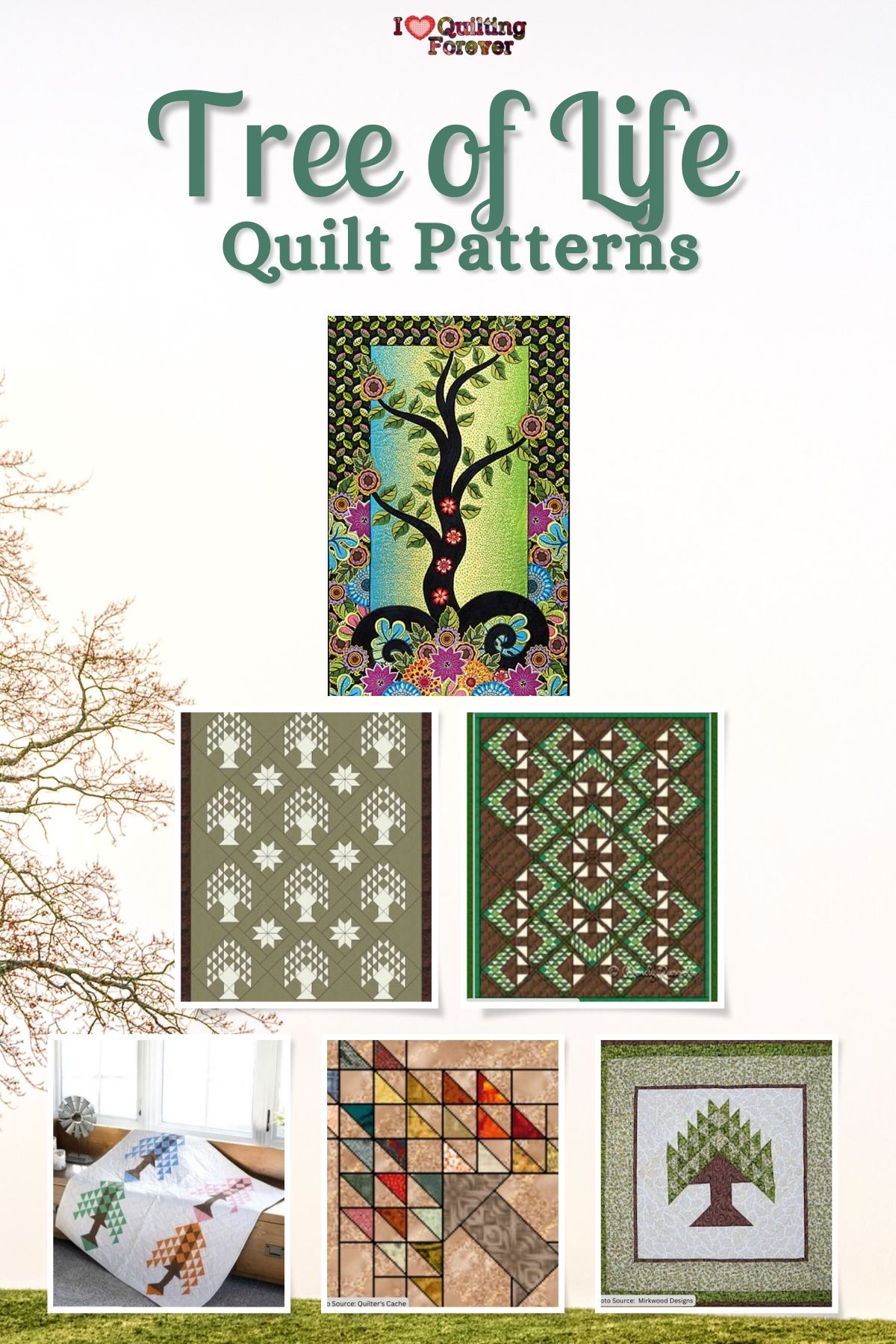Top 8 Free Tree of Life Quilt Patterns (+6 Bonus Patterns For Sale) - I ...