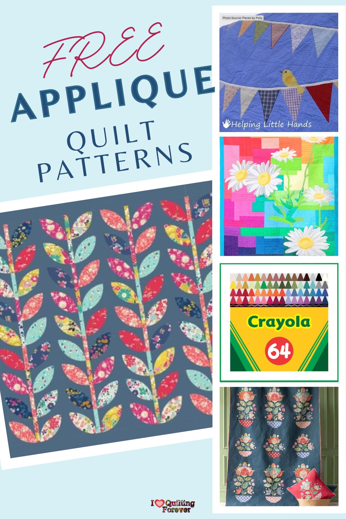 Top 11 Free Applique Quilt Patterns (+6 Bonus Patterns For Sale) - I ...