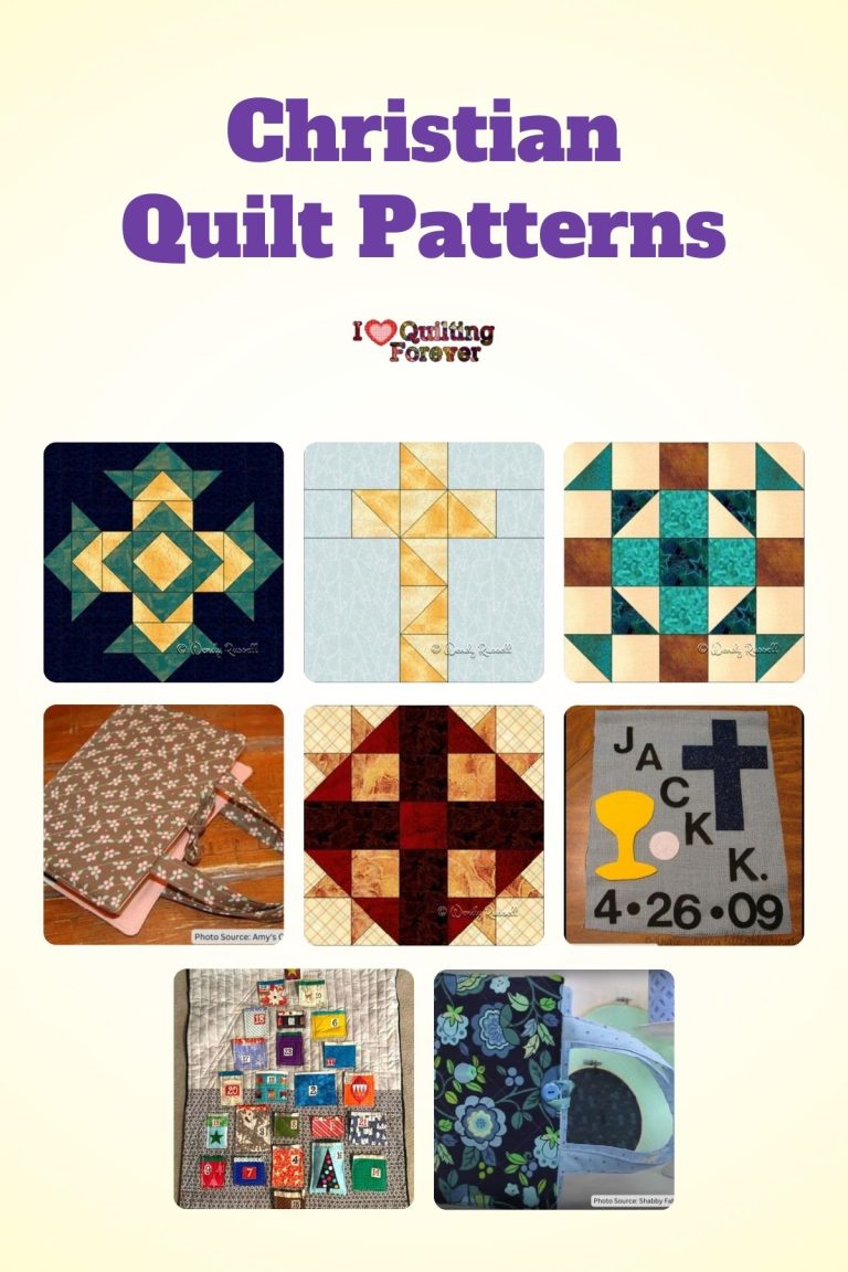 Top 8 Free Christian Quilt Patterns (+10 Bonus Patterns For Sale) - I ...