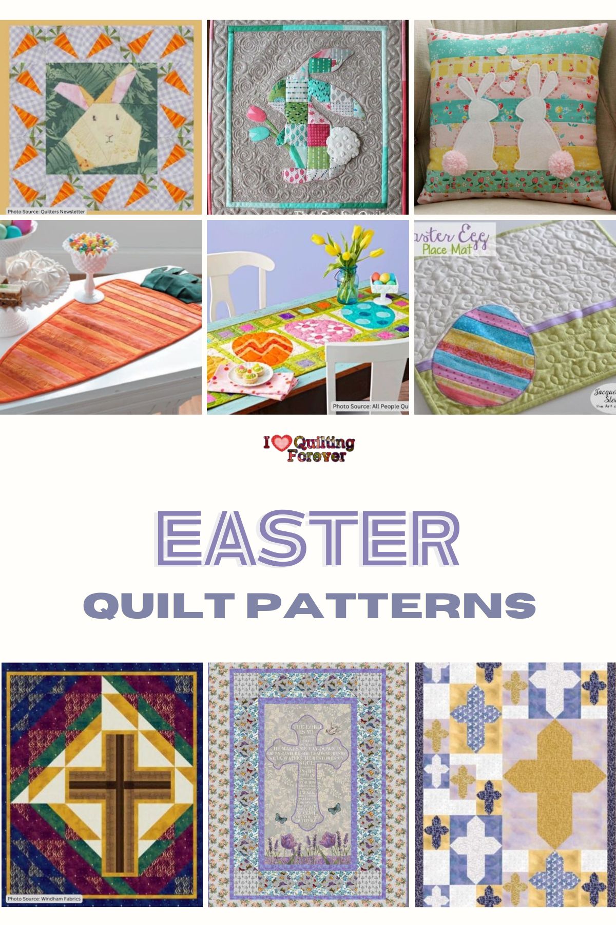 Top 15 Free Easter Quilt Patterns (+8 Bonus Patterns For Sale) - I Love ...