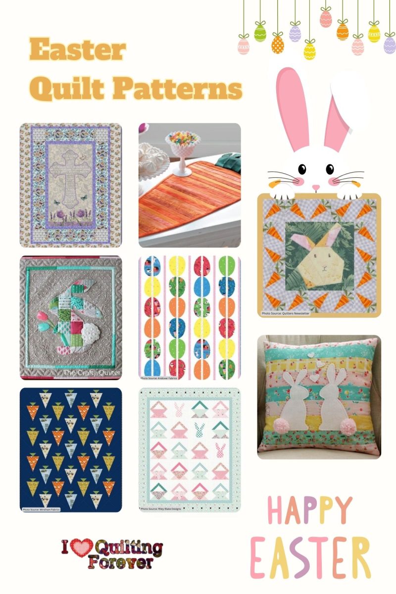 Top 15 Free Easter Quilt Patterns (+8 Bonus Patterns For Sale) - I Love ...