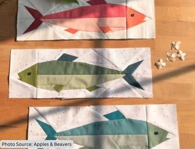 Top 17 Free Fish Quilt Patterns (+15 Bonus Patterns For Sale) - I Love ...