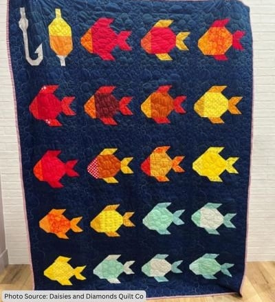 Top 17 Free Fish Quilt Patterns (+15 Bonus Patterns For Sale) - I Love ...