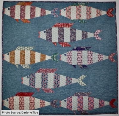 Top 17 Free Fish Quilt Patterns (+15 Bonus Patterns For Sale) - I Love ...