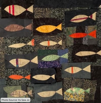 Top 17 Free Fish Quilt Patterns (+15 Bonus Patterns For Sale) - I Love ...