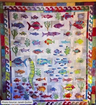 Top 17 Free Fish Quilt Patterns (+15 Bonus Patterns For Sale) - I Love ...