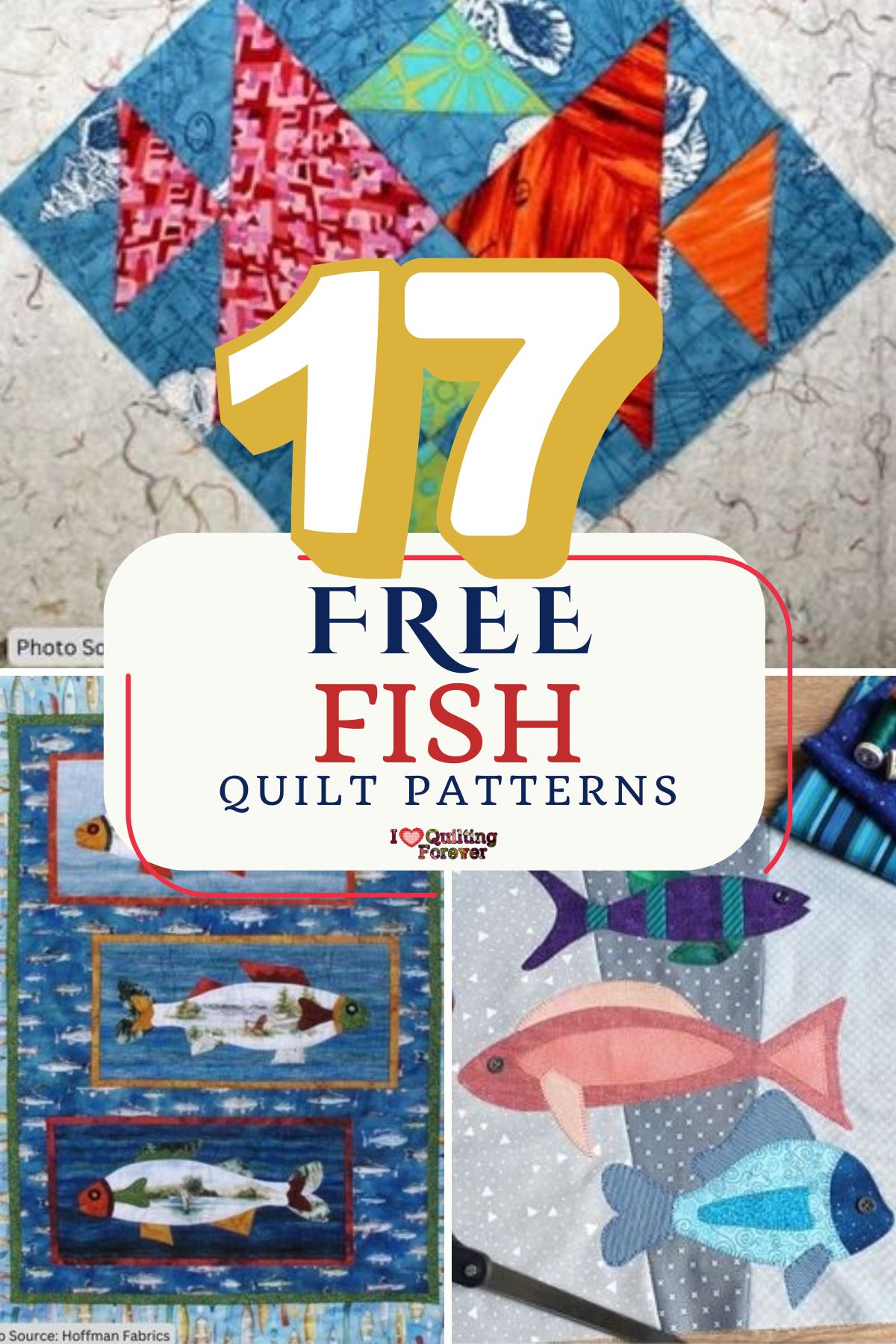 Top 17 Free Fish Quilt Patterns (+15 Bonus Patterns For Sale) - I Love ...