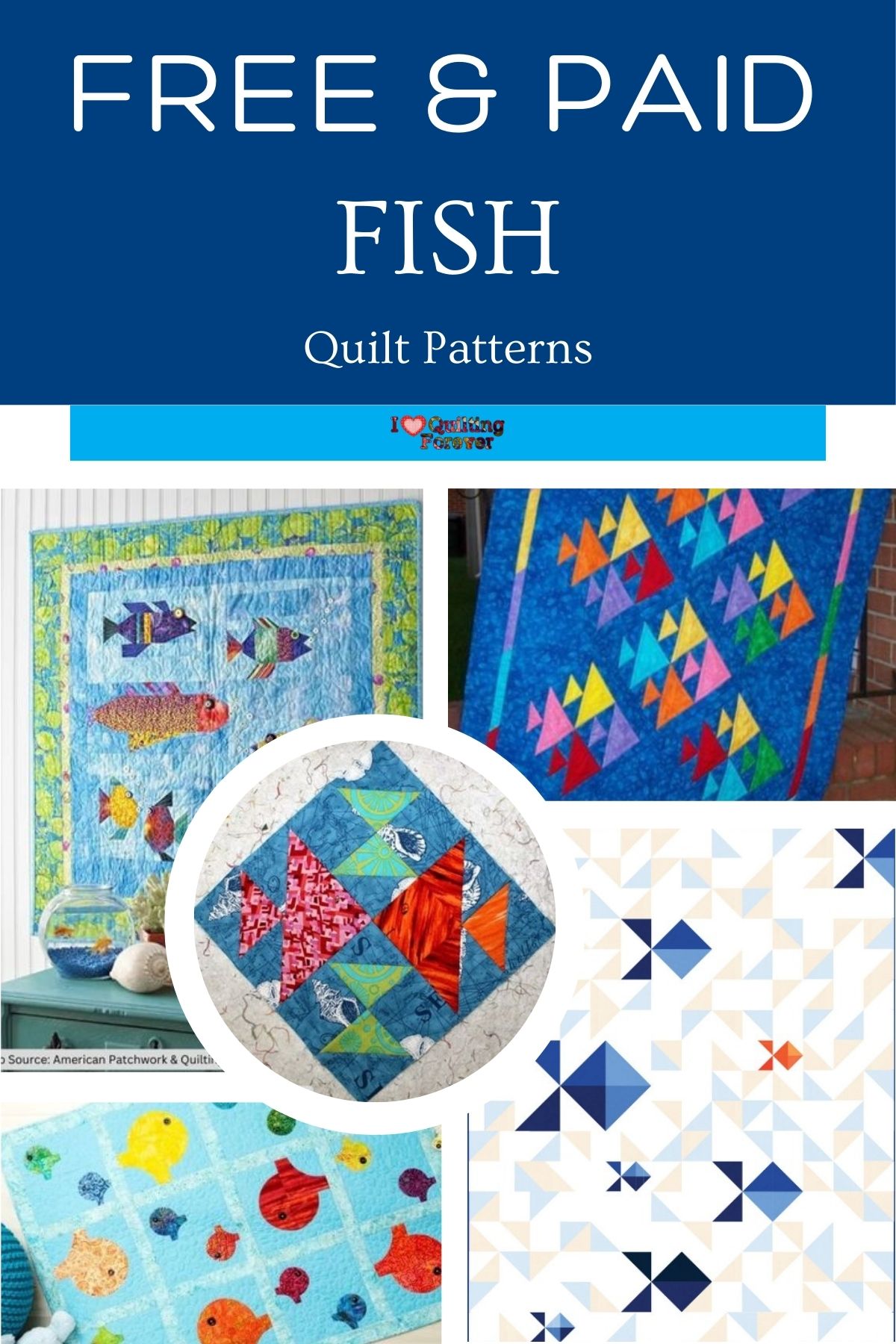 Top 10 Fish Quilt Patterns (+10 Bonus Patterns For Sale) - I Love Quilting Forever