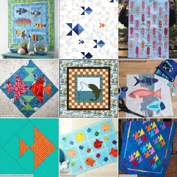 Top 17 Free Fish Quilt Patterns (+15 Bonus Patterns For Sale) - I Love ...