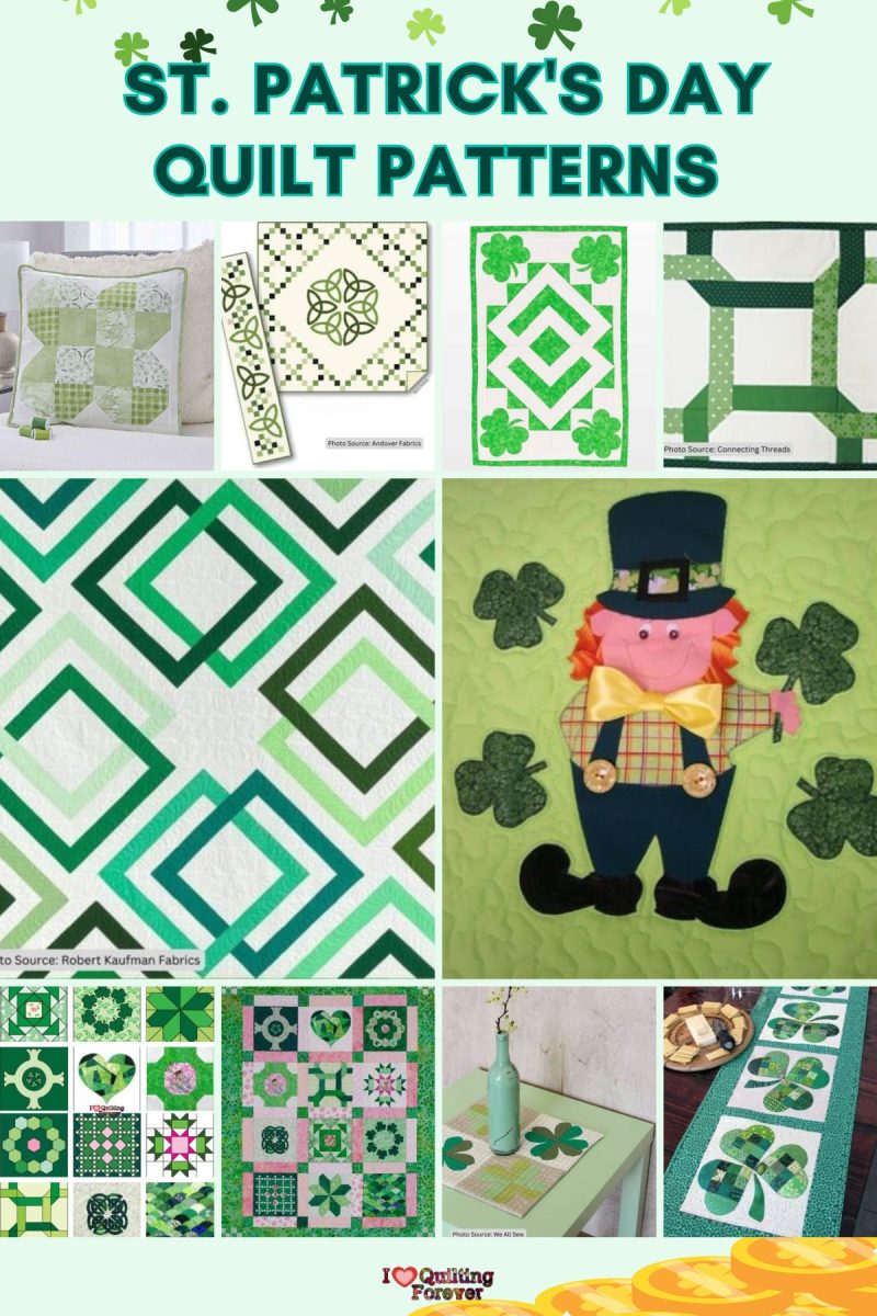 Top 10 Free St. Patrick's Day Quilt Patterns (+12 Bonus Patterns For ...