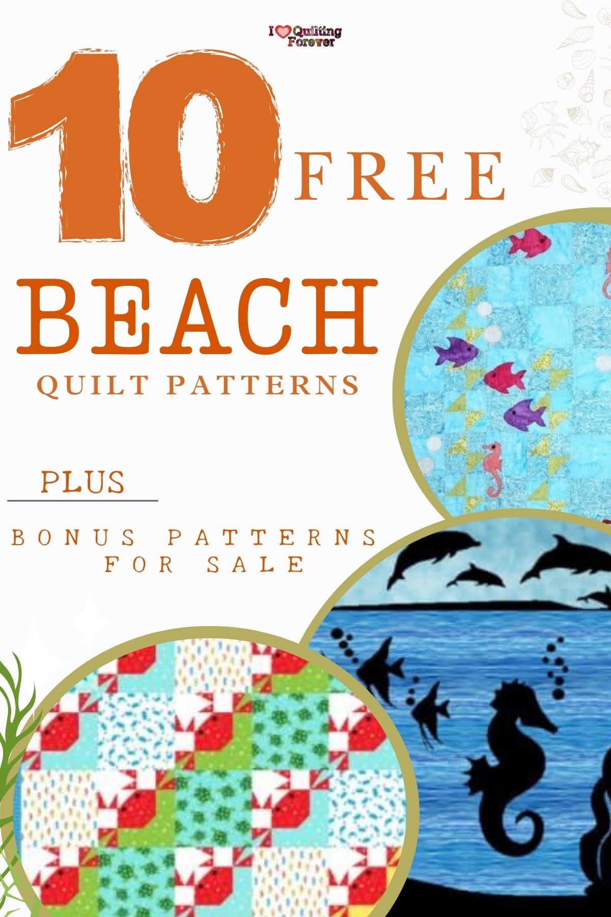 Top 10 Free Beach Quilt Patterns (+8 Bonus Patterns For Sale) - I Love ...