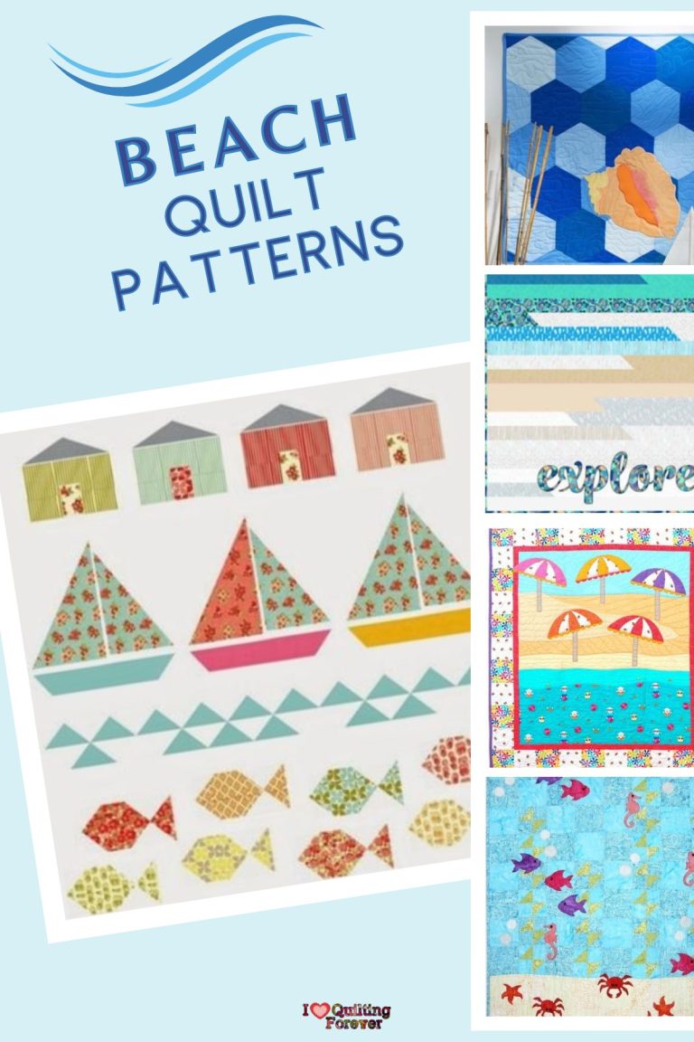 Top 10 Free Beach Quilt Patterns (+8 Bonus Patterns For Sale) - I Love ...
