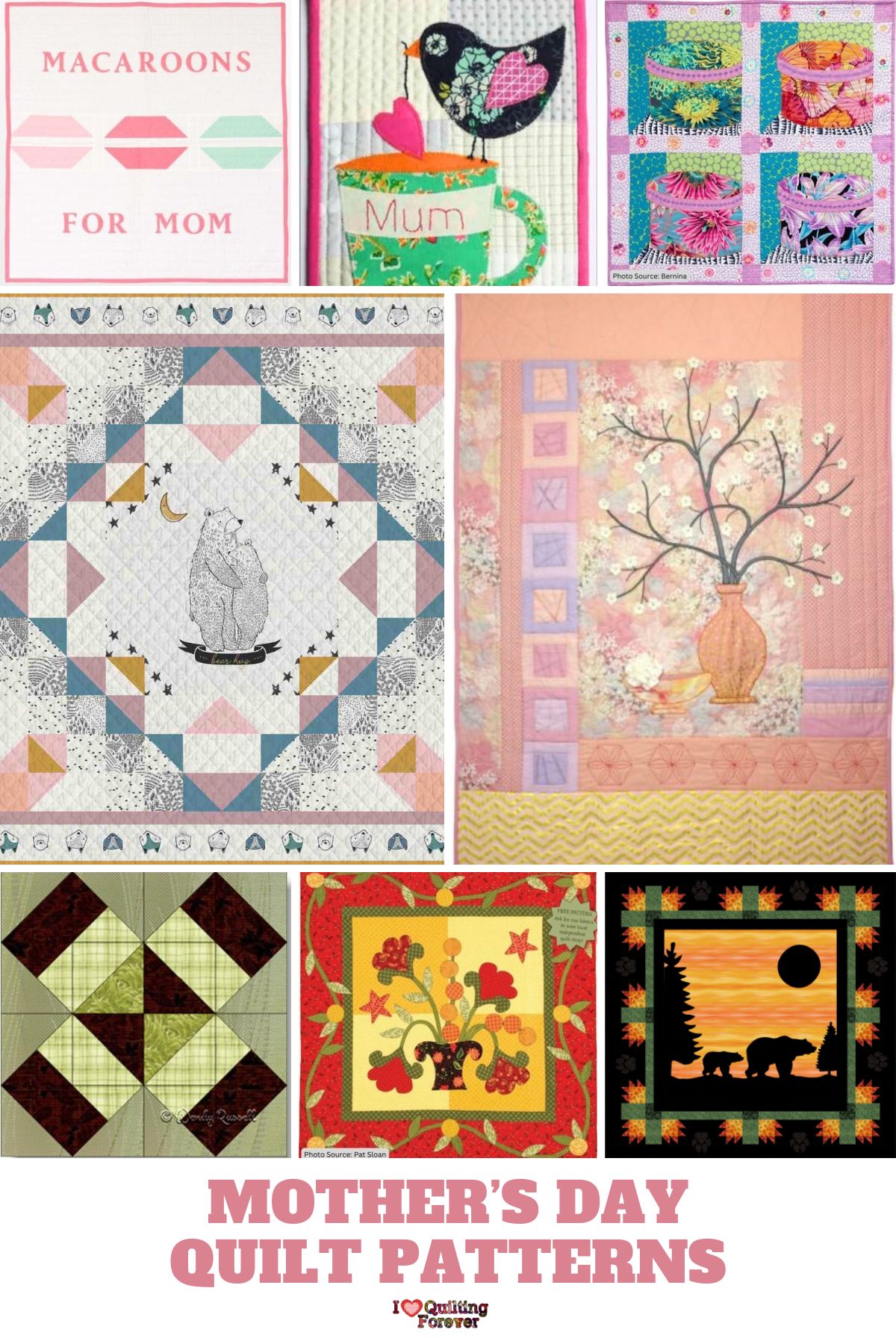 Top 10 Free Mother's Day Quilt Patterns (+5 Bonus Patterns For Sale ...