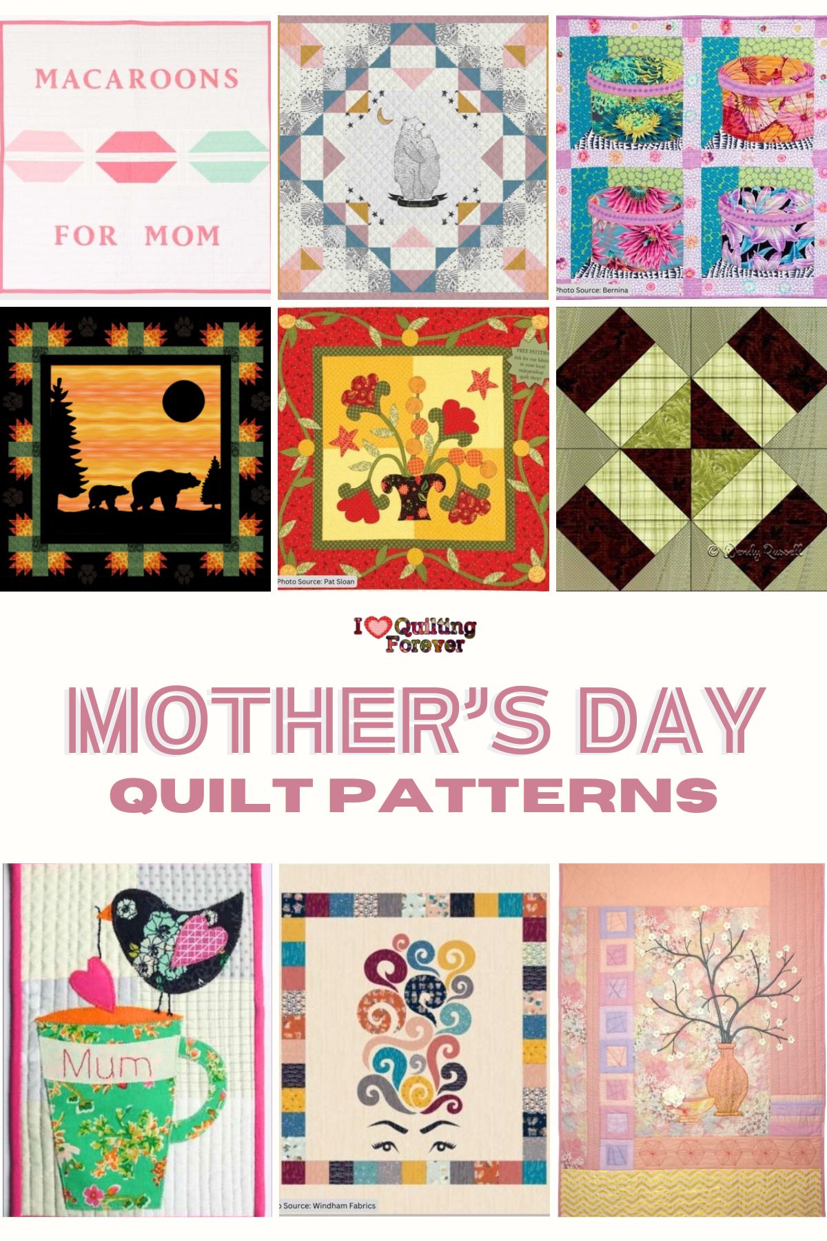 Top 10 Free Mother's Day Quilt Patterns (+5 Bonus Patterns For Sale ...