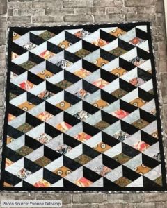 Top 8 Free Three-Dimensional (3D) Quilt Patterns (+7 Bonus Patterns For Sale) - I Love Quilting ...