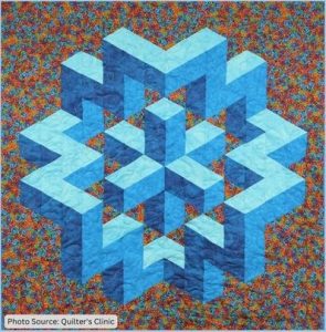 Top 8 Free Three-Dimensional (3D) Quilt Patterns (+7 Bonus Patterns For Sale) - I Love Quilting ...