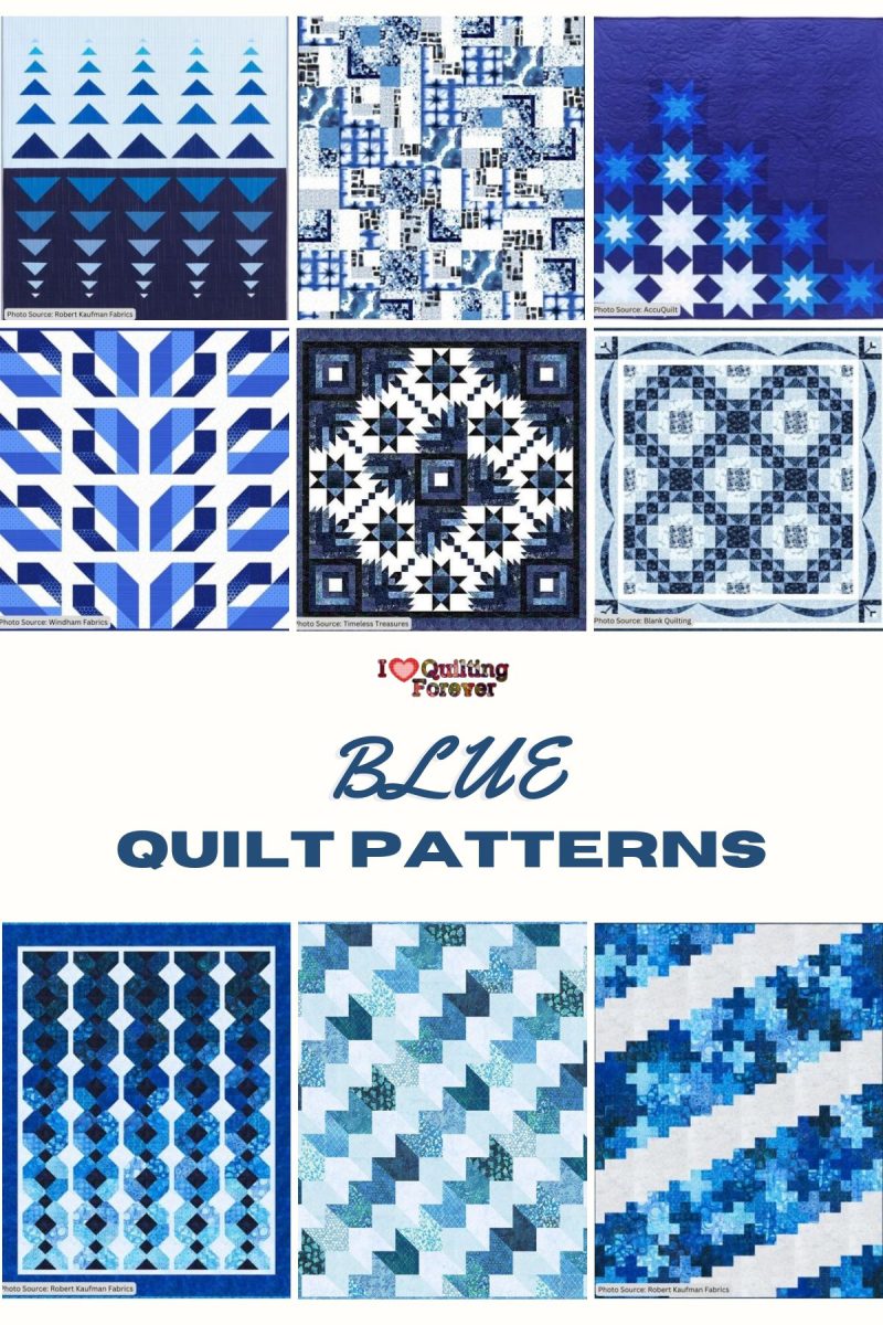 Top 10 Free Blue Quilt Patterns (+10 Bonus Patterns For Sale) - I Love ...
