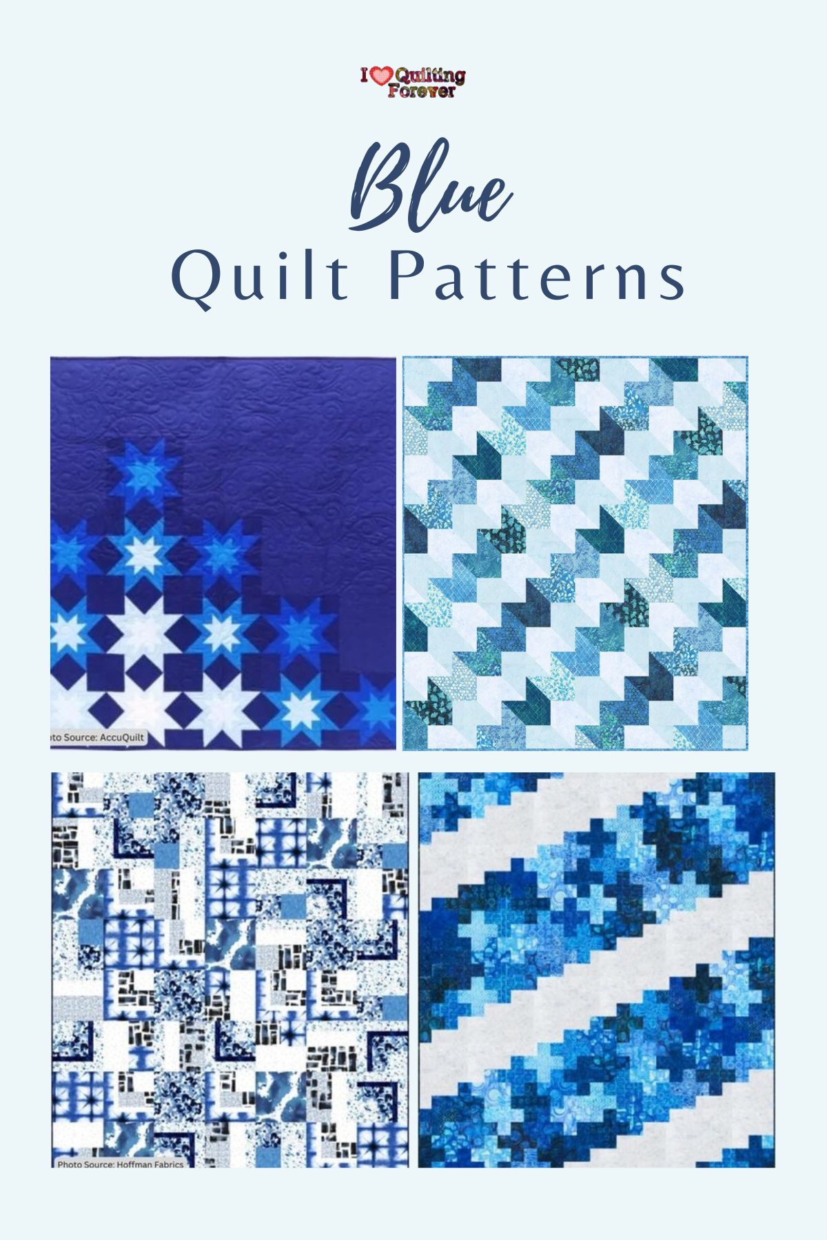 Top 10 Free Blue Quilt Patterns (+10 Bonus Patterns For Sale) - I Love ...