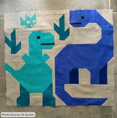Top 8 Free Dinosaur Quilt Patterns (+10 Bonus Patterns For Sale) - I ...