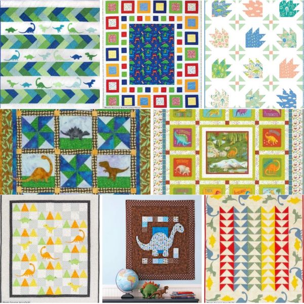 Top 8 Free Dinosaur Quilt Patterns (+10 Bonus Patterns For Sale) - I ...