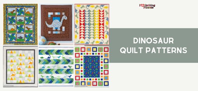 Top 8 Free Dinosaur Quilt Patterns (+10 Bonus Patterns For Sale) - I ...