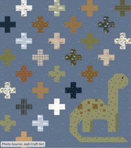 Top 8 Free Dinosaur Quilt Patterns (+10 Bonus Patterns For Sale) - I Love Quilting Forever