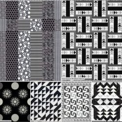 Top 10 Free Black and White Quilt Patterns (+8 Bonus Patterns For Sale ...