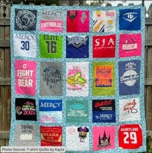 Top 8 Free T-shirt Quilt Patterns (+5 Bonus Patterns For Sale) - I Love ...