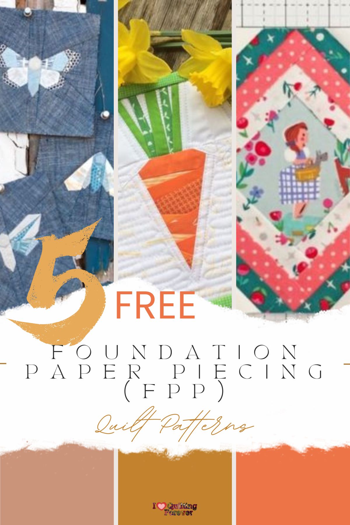 Top 5 Free Foundation Paper Piecing (FPP) Quilt Patterns (+10 Bonus Patterns For Sale) - I Love ...