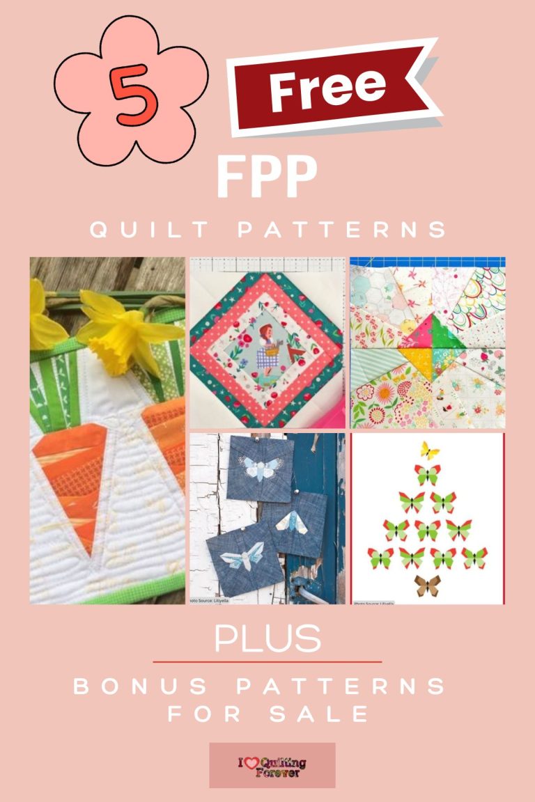 Top 5 Free Foundation Paper Piecing (FPP) Quilt Patterns (+10 Bonus ...