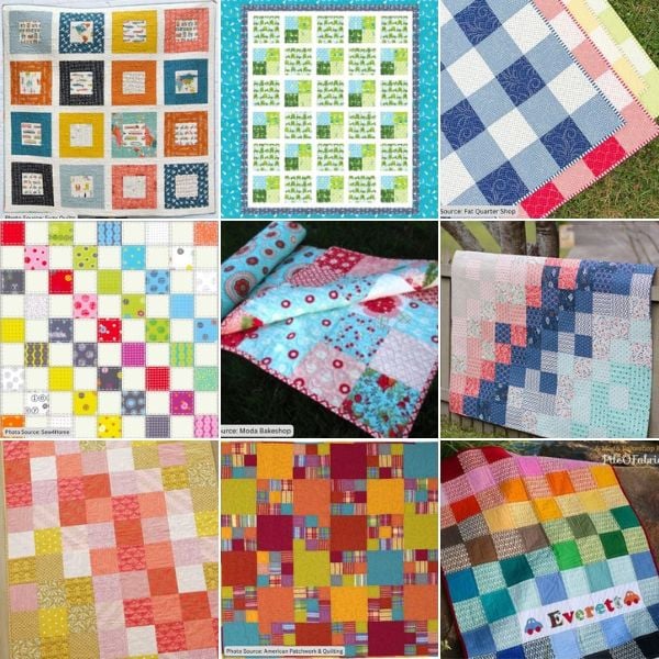 Top 10 Free Square Quilt Patterns (+8 Bonus Patterns For Sale) - I Love ...