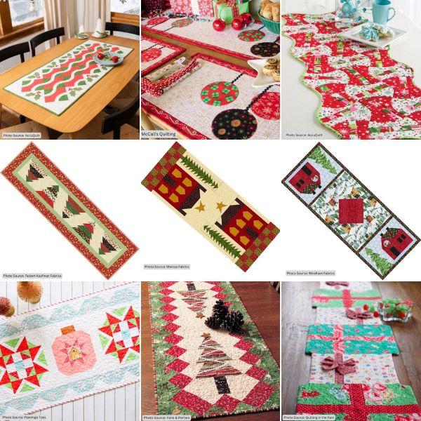 Top 10 Free Christmas Table Runner Quilt Patterns (+11 Bonus Patterns ...