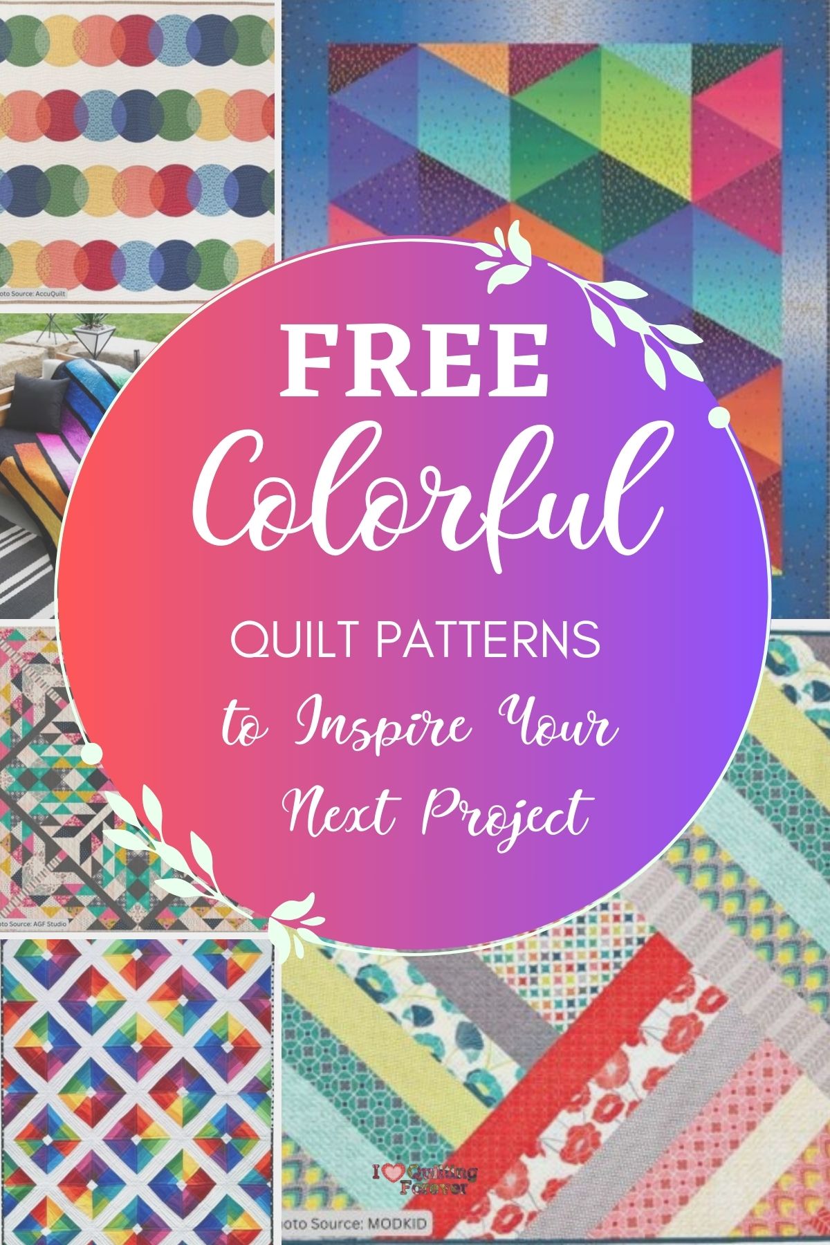 Top 10 Free Colorful Quilt Patterns (+10 Bonus Patterns For Sale) - I ...