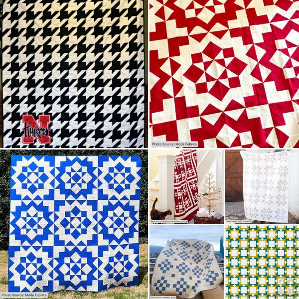 Top 7 Free Two Color Quilt Patterns (+8 Bonus Patterns For Sale) - I ...