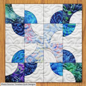 Top 12 Free Drunkard’s Path Quilt Patterns (+8 Bonus Patterns For Sale) - I Love Quilting Forever