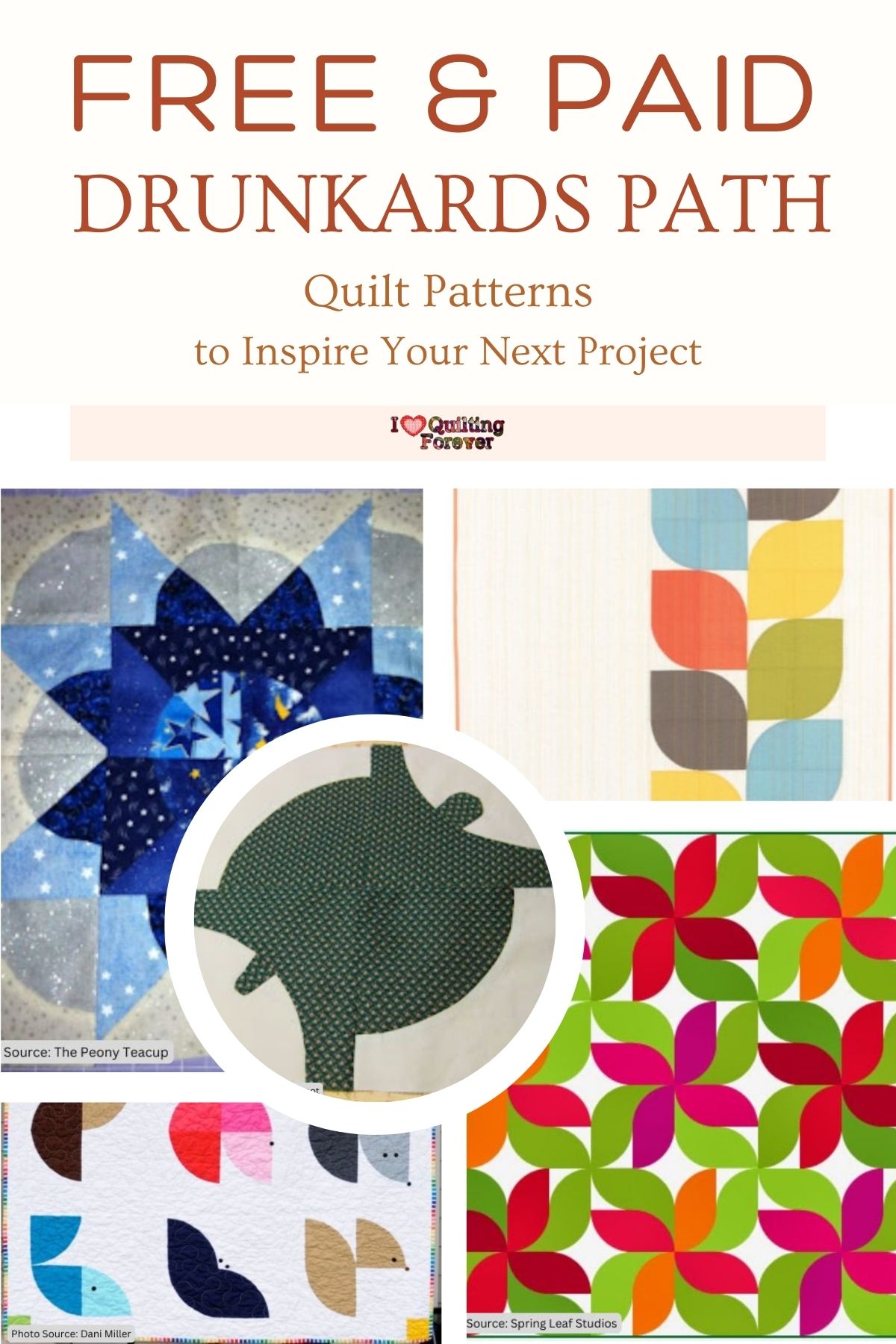 Top 12 Free Drunkard’s Path Quilt Patterns (+8 Bonus Patterns For Sale ...