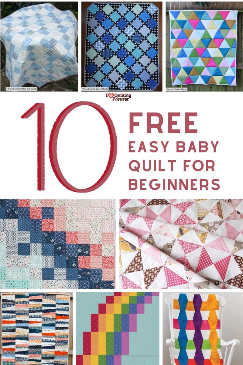 Top 10 Free Easy Baby Quilt for Beginners (+9 Bonus Patterns For Sale ...