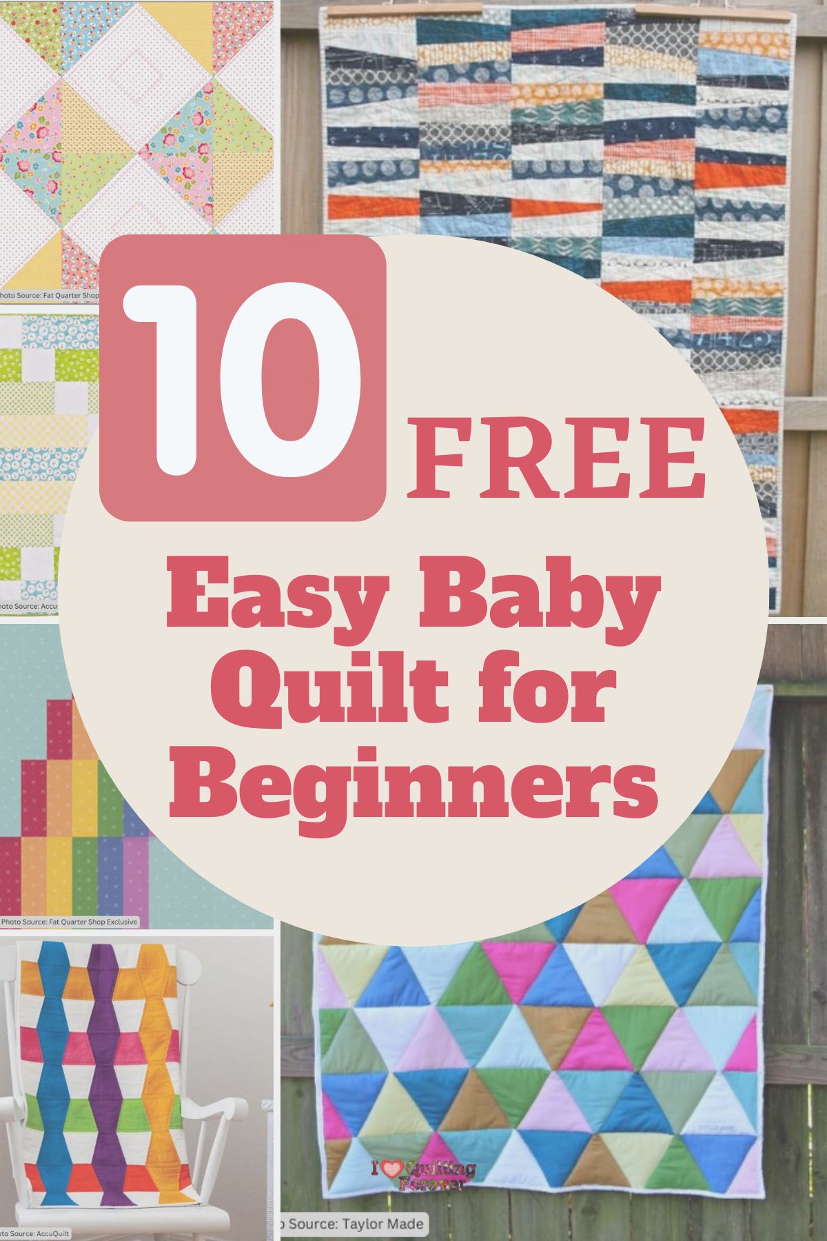 Top 10 Free Easy Baby Quilt for Beginners (+9 Bonus Patterns For Sale ...