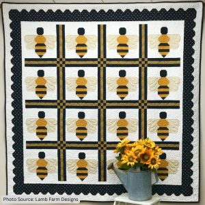 Top 8 Free Bee Quilt Patterns (+10 Bonus Patterns For Sale) - I Love ...