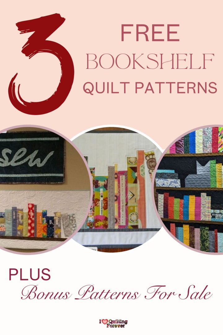 Top 3 Free Bookshelf Quilt Patterns (+11 Bonus Patterns For Sale) - I ...