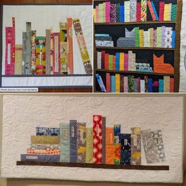 Top 3 Free Bookshelf Quilt Patterns (+11 Bonus Patterns For Sale) - I ...