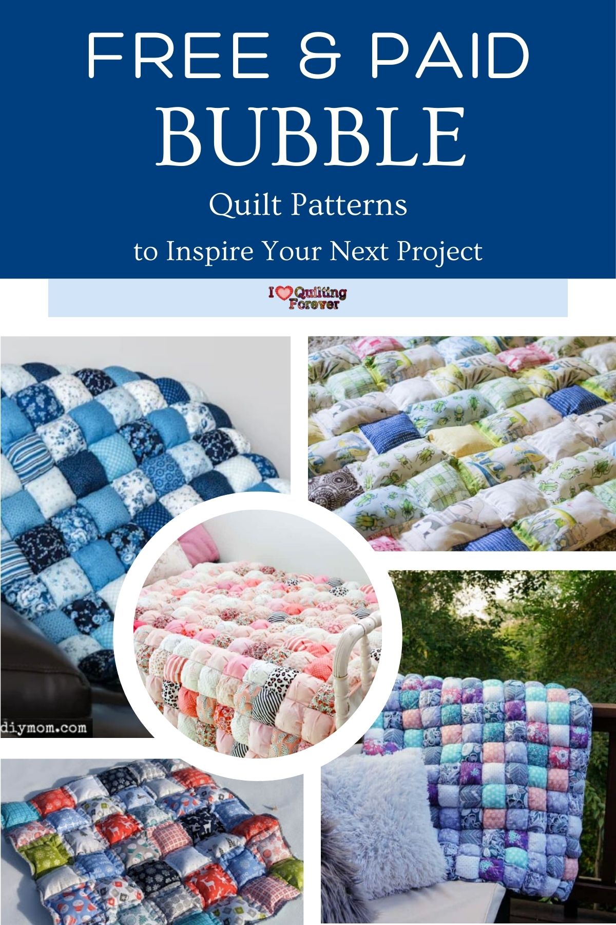 Top 10 Free Bubble Quilt Patterns (+4 Bonus Patterns For Sale) - I Love ...