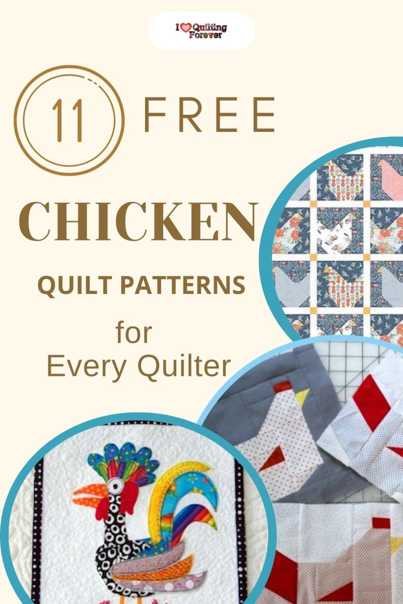 Top 11 Free Chicken Quilt Patterns (+10 Bonus Patterns For Sale) - I ...