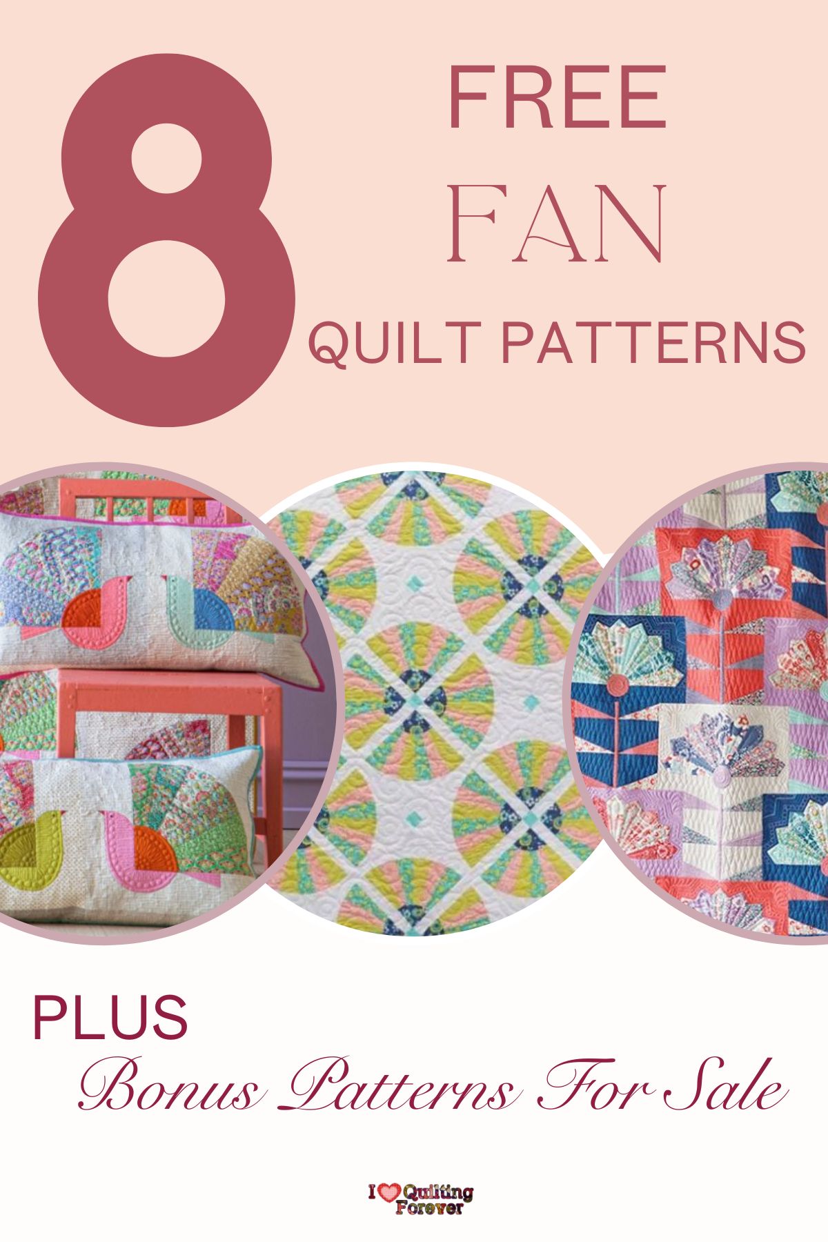 Top 8 Free Fan Quilt Patterns (+8 Bonus Patterns For Sale) - I Love ...