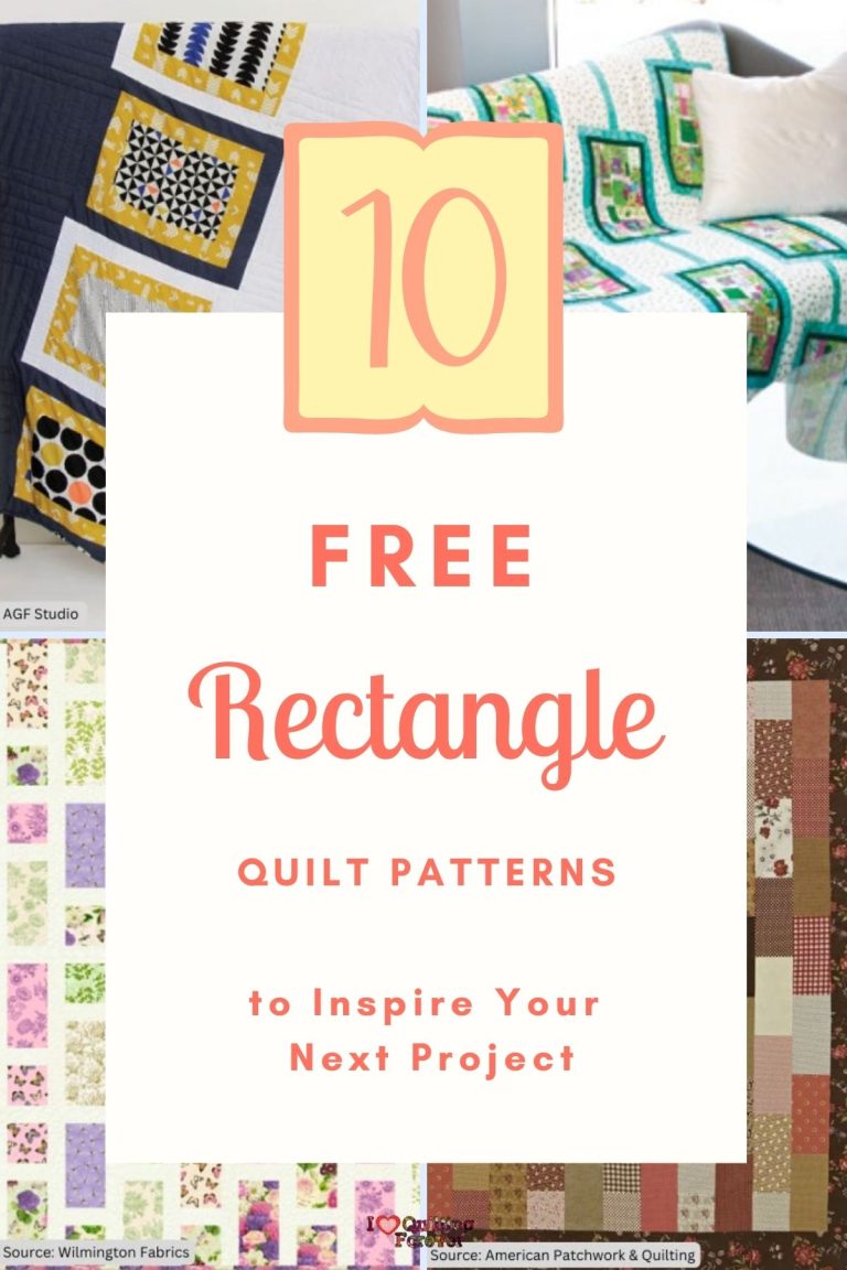 Top 10 Free Rectangle Quilt Patterns (+8 Bonus Patterns For Sale) - I ...